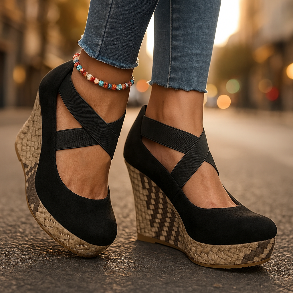Serova Cross Wedges – Houston Ridge